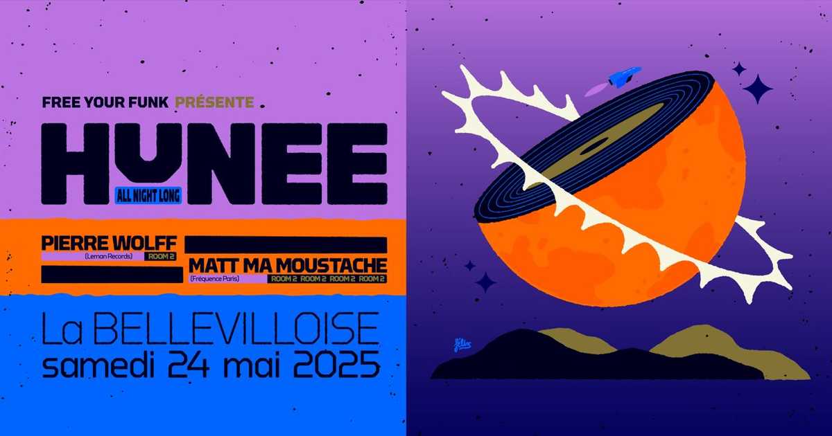 Free Your Funk : Hunee All Night Long at La Bellevilloise, Paris