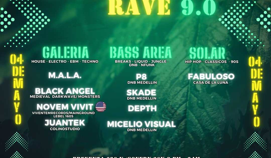 WEED MOON RAVE by Casa De La Luna & Colinostudio / DNB Medellín at Casa De La Luna, Medellin