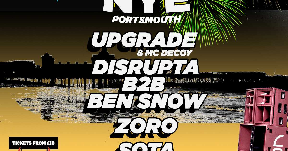 NYE DnB Pier Sessions - Upgrade, Ben Snow, Disrupta, Zoro, Sota em ...