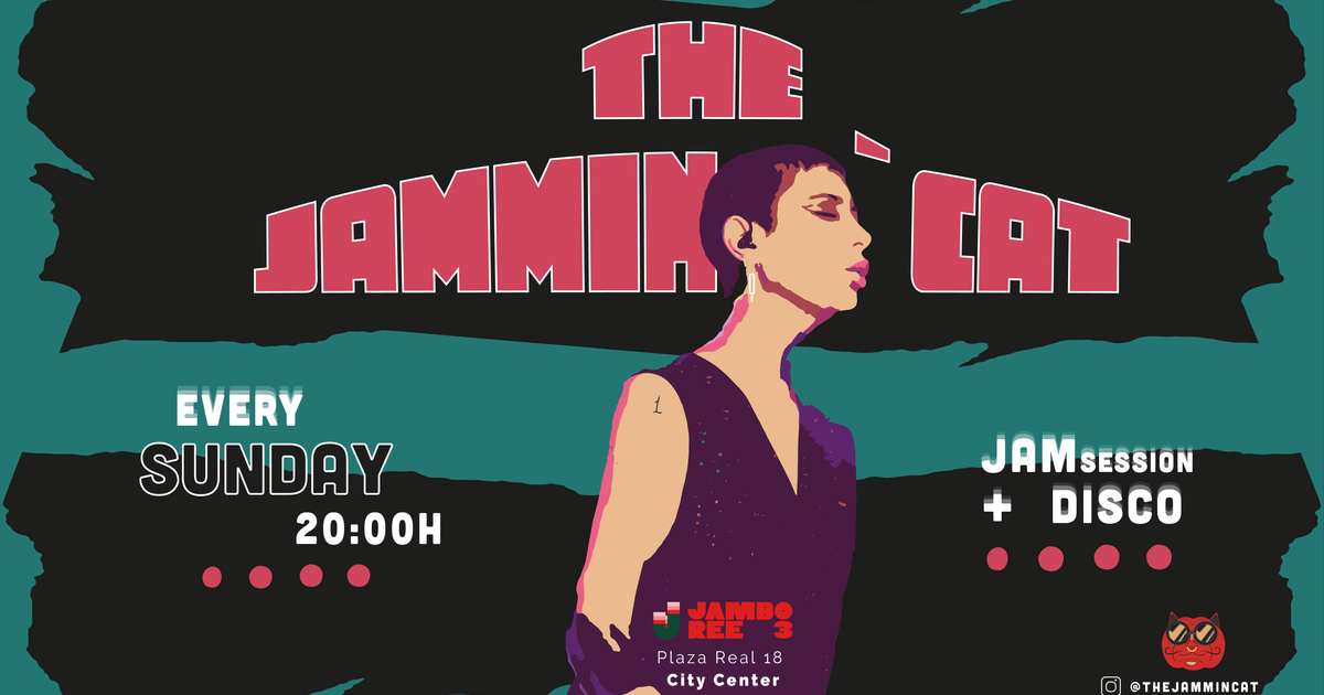 THE JAMMIN' CAT (JAM & DISCO) at Jamboree Dance Club, Barcelona