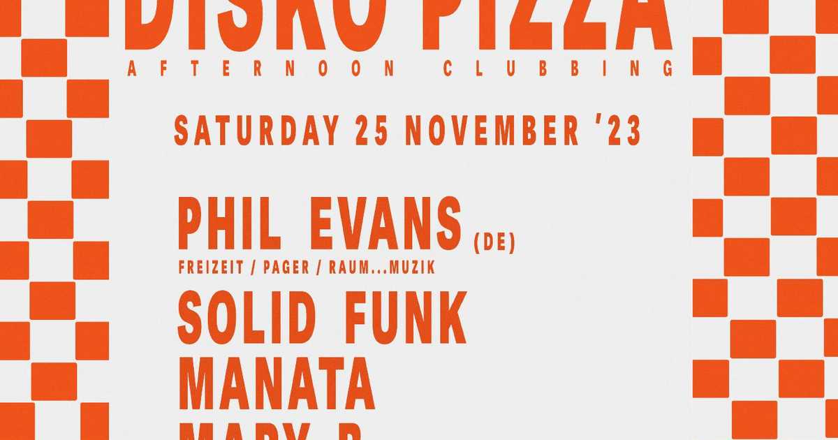 DISKO PIZZA - Afternoon Clubbing at Disaster, Lisbon