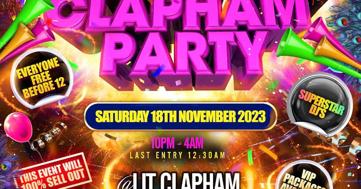Bashment & Afrobeats - Clapham Party at Lit, London