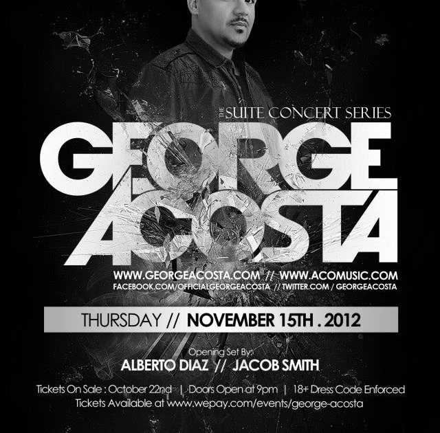 Suite Concert Series: George Acosta at Suite, Jacksonville