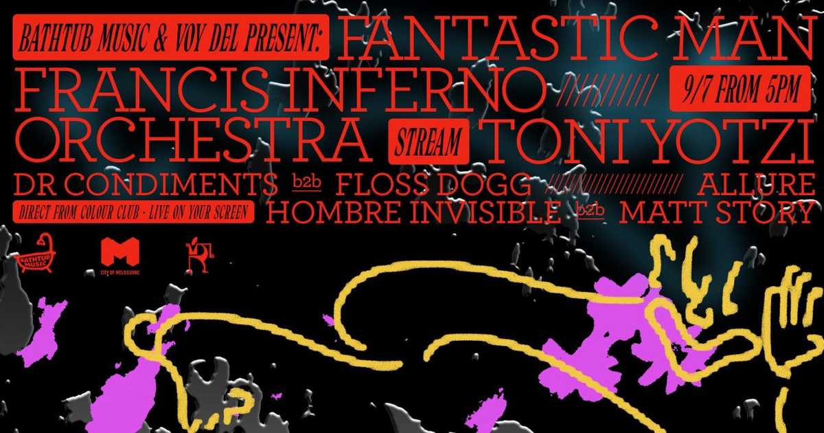 Bathtub Music X Voy Del Live Stream Feat: Fantastic Man, Francis ...