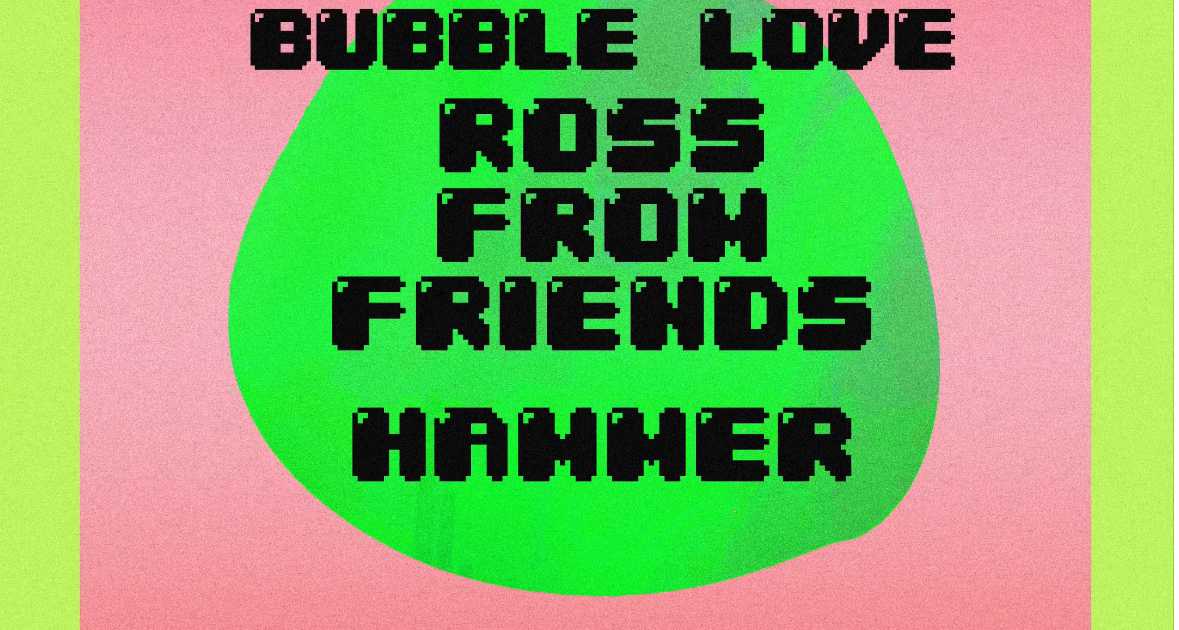 The Hammer Hits w/ Bubble Love (Ross From Friends) at The Ulster Sports ...