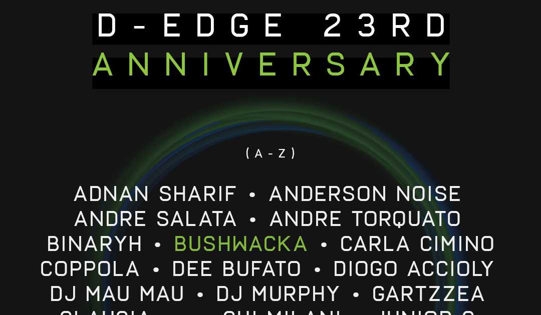 D-Edge 23rd Anniversary at Komplexo Tempo en D-EDGE, Sao Paulo