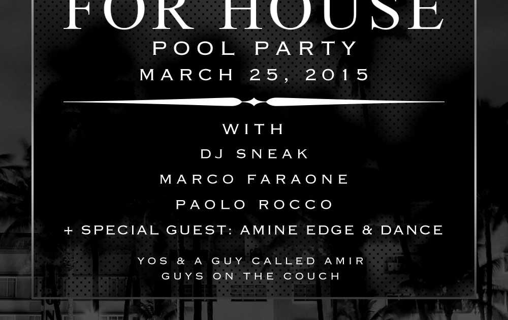 Hustling For Hous - Miami - Rooftop Pool Party bei The Dream Hotel ...