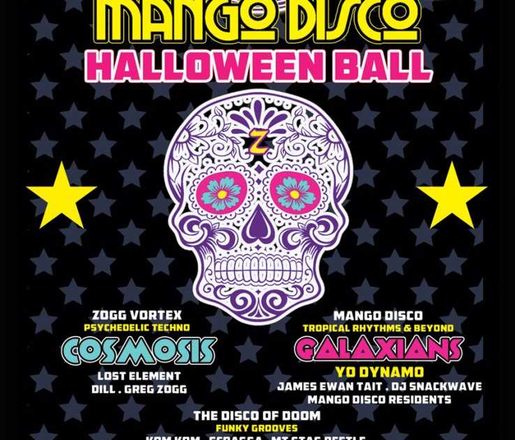 Planet Zogg & Mango Disco Halloween Ball bei Yellow Arch Studios, Sheffield