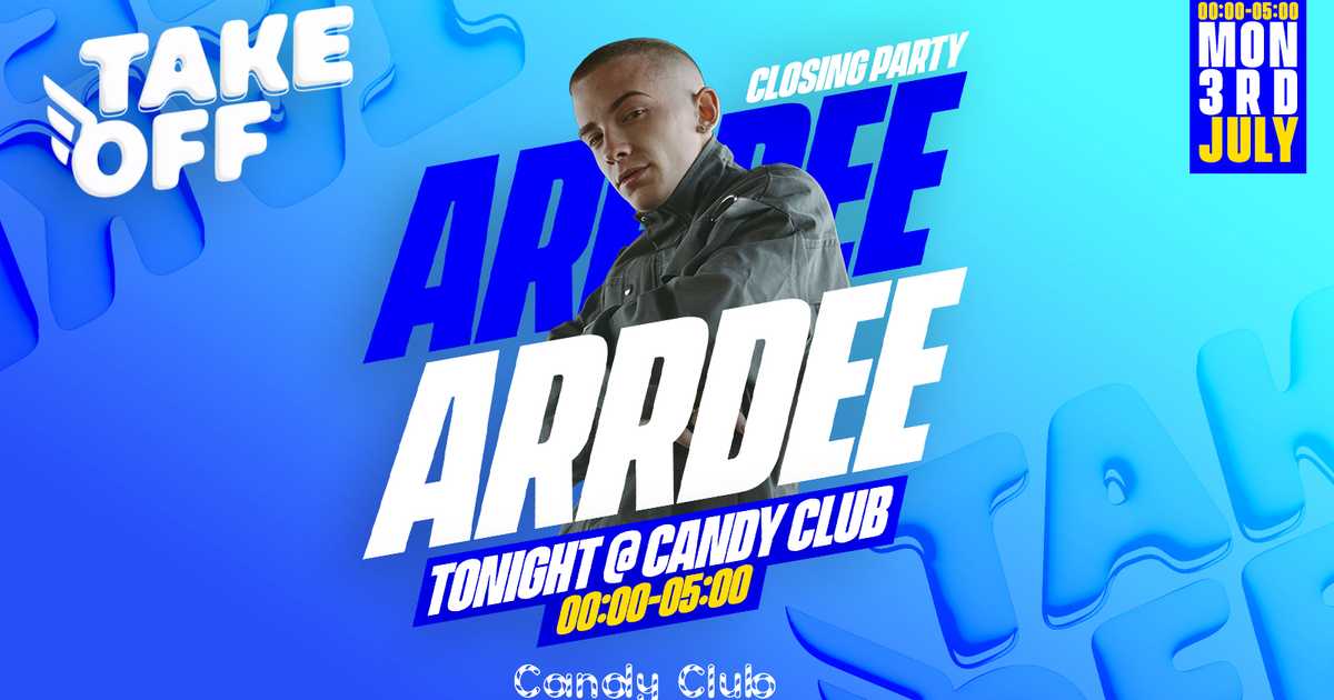 Take Off presents: CLOSING PARTY ft Arrdee + Special Guests bei TBA ...
