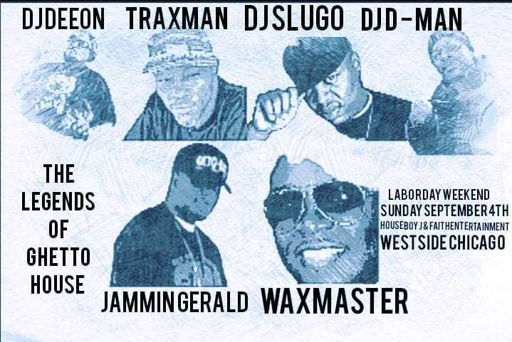 GHETTO HOUSE REUNION (LEGENDS OF GHETTO HOUSE) at TBA, Chicago