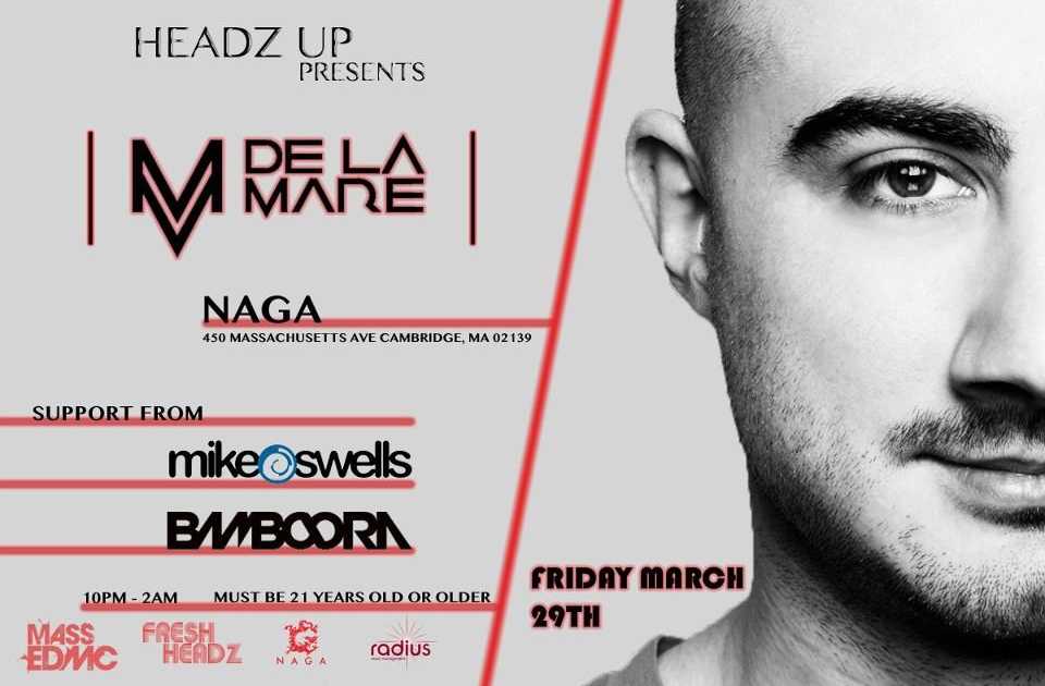 Manuel De La Mare with Mike Swells & Bamboora en Naga, Massachusetts