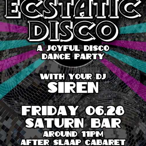 Ecstatic Disco with DJ Siren at Saturn Bar, New Orleans