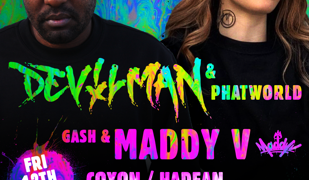 In The Face: Devilman, Maddy V, Phatworld, Coxon bei Volks, Brighton