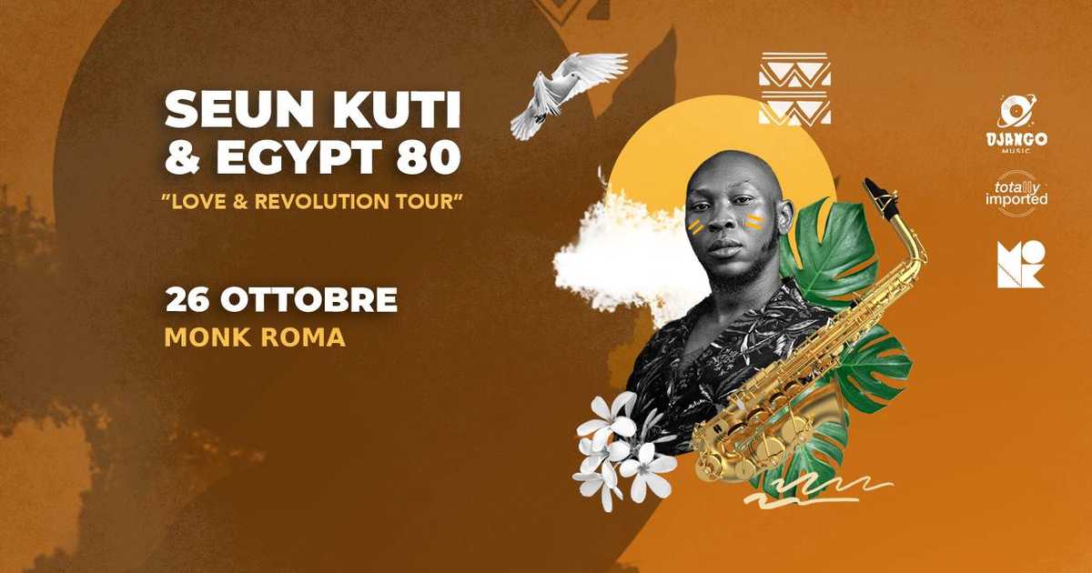 Seun Kuti & Egypt 80 live at MONK Roma at Monk Club, Rome