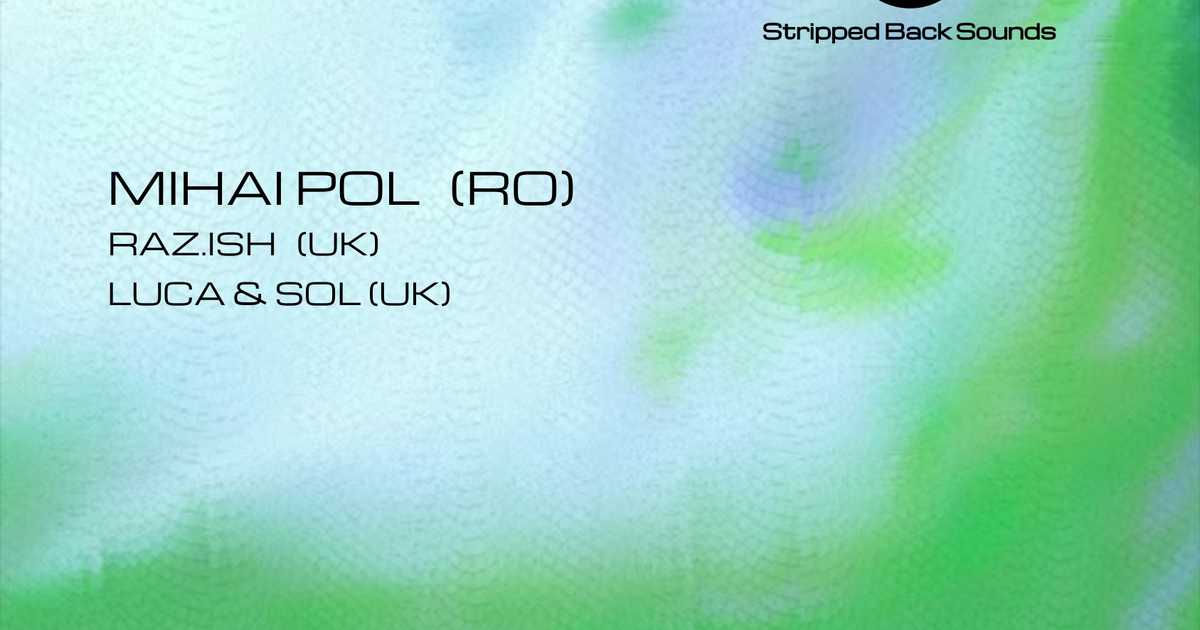 Stripped Back Sounds on The Goose with Mihai Pol, Raz.ish and Luca ...