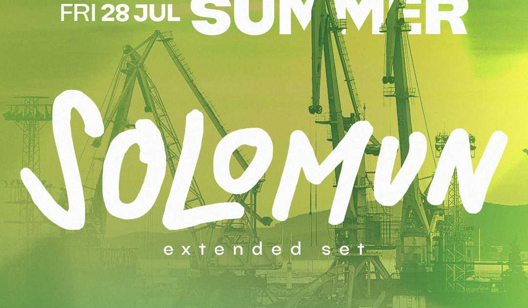 Solar Summer 2023: Solomun extended set at Port of Burgas, Bulgaria