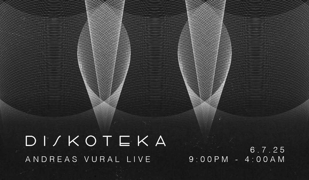 DISKOTEKA PRESENTS: Andreas Vural LIVE at Apotheka, Manila