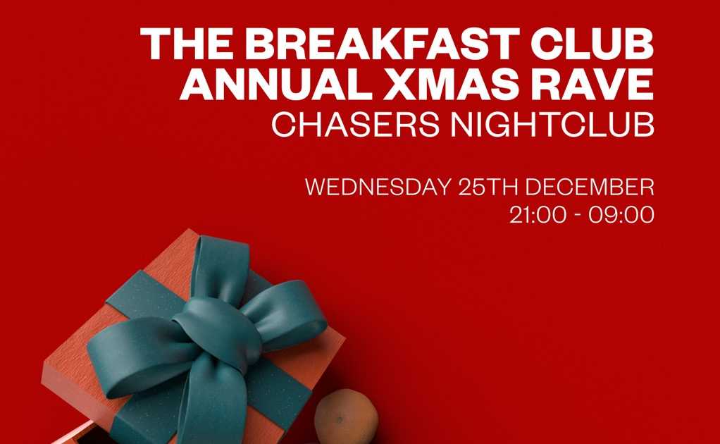The Breakfast Club Annual Xmas Rave '24 at Chasers Nightclub, Melbourne