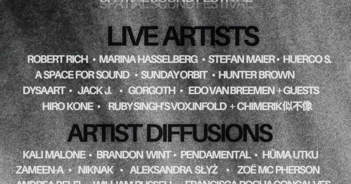 MOTHER CLOUD: Spatial Sound Festival 2024 at Performance Works, Vancouver