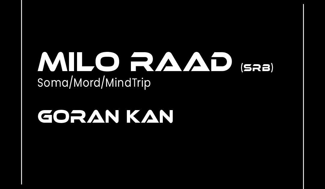 Black Box: Milo Raad at Minus Eden, Skopje