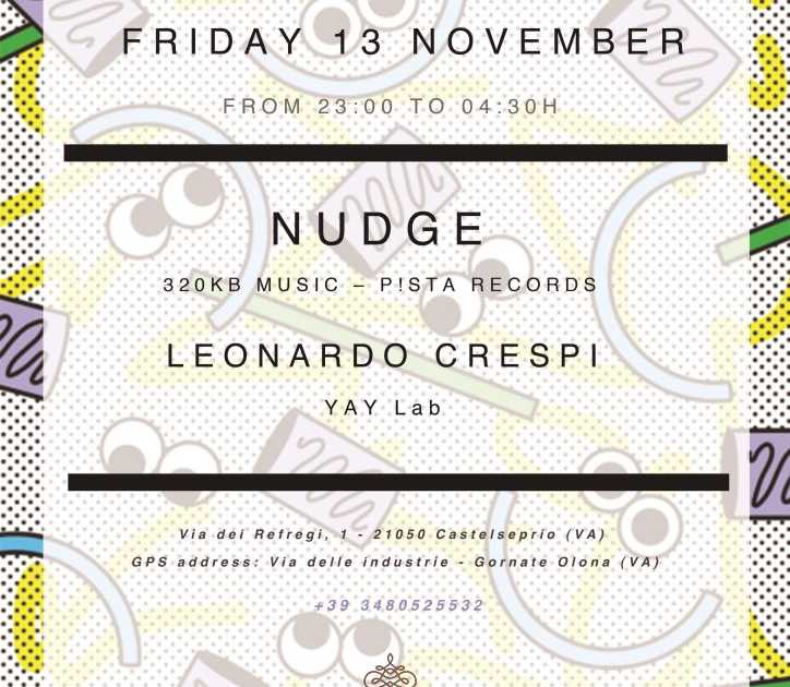 YAY Lab with Nudge + Leonardo Crespi en Ponderosa Music Club, Norte