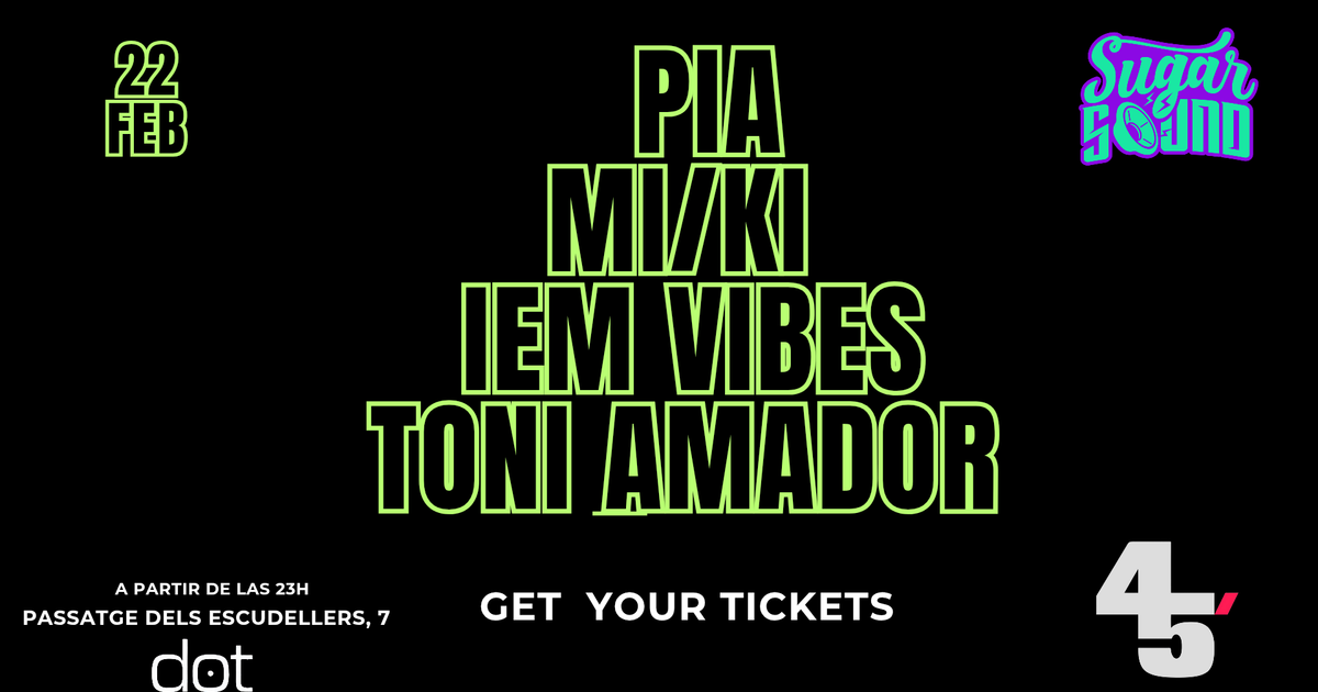 Sugar Sound Faktory & Friends at Dot Hi-Fi Club, Barcelona