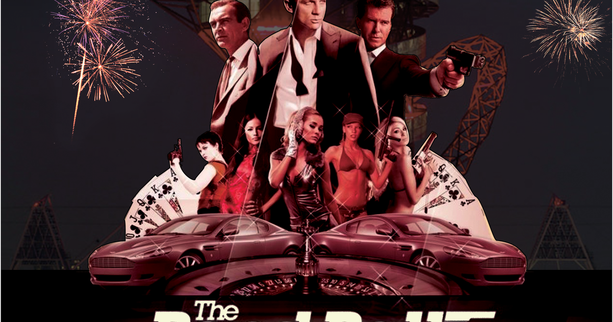 Bond Ball - The Secret Agents party - Views across London at Arcelormittal Orbit, London