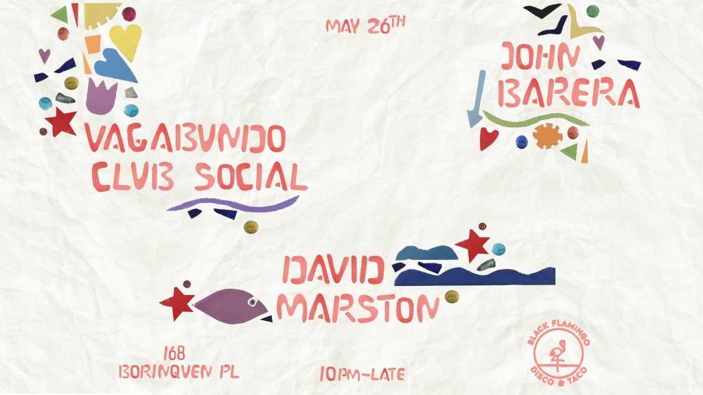 Vagabundo Club Social x John Barera x David Marston bij Black Flamingo ...