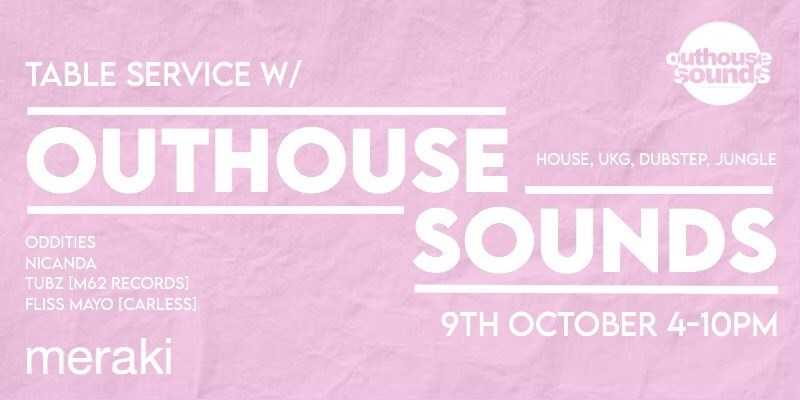 Table Service with Outhouse Sounds bei Meraki, Liverpool