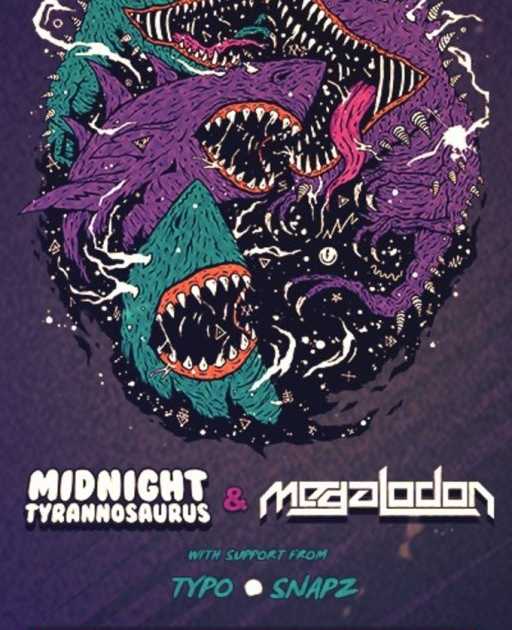 Jurassic Tour 2017: Midnight Tyrannosaurus & Megalodon en Lizard Lounge, Dallas/Fort Worth