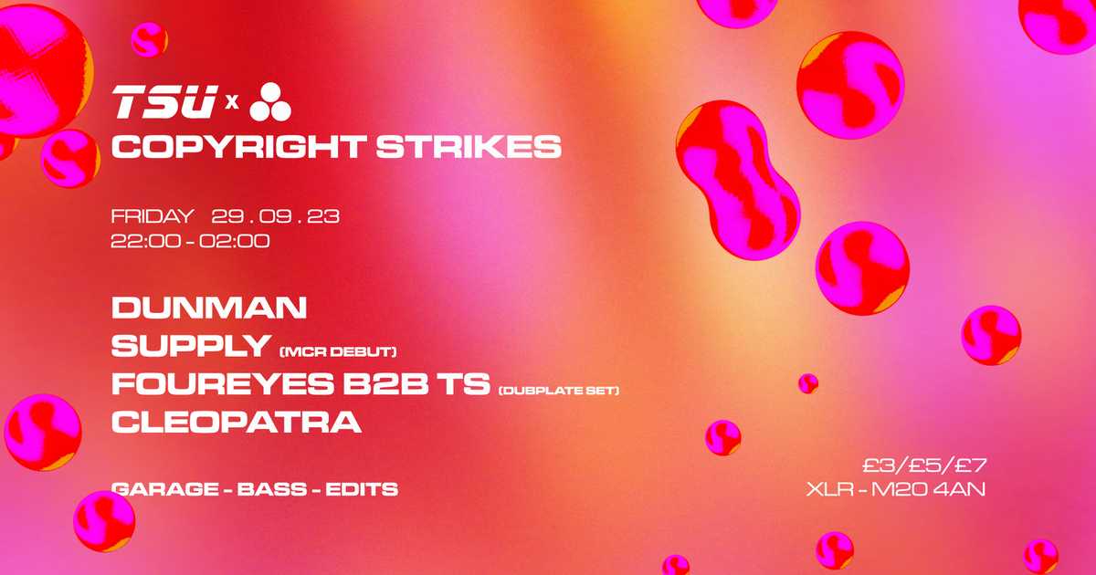 Copyright Strikes a XLR, Manchester