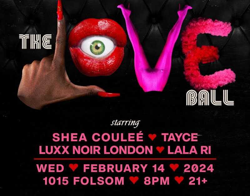 [CANCELLED] Shea Couleé: The Love Ball at 1015 Folsom, San Francisco/Oakland