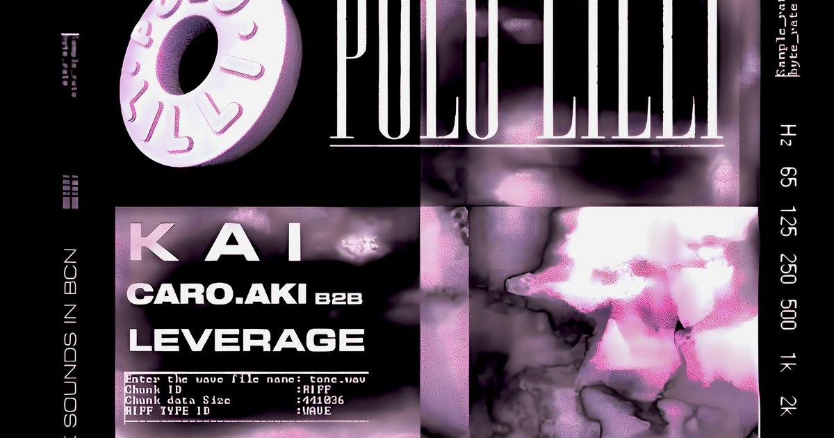 OVERTONE presents POLO LILLI en Sala Taro, Barcelona