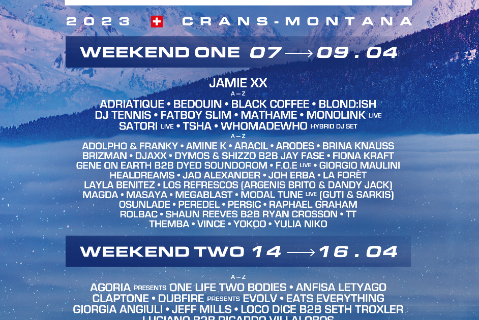 Caprices Festival 2023 - 20th Anniversary at Crans-Montana, Switzerland