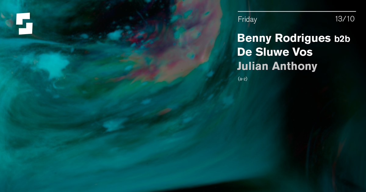 Shelter presents: Benny Rodrigues - De Sluwe Vos - Julian Anthony at ...