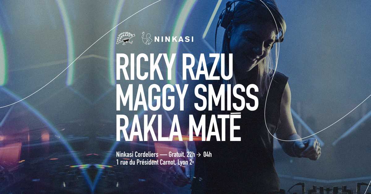 Happiness Therapy: Ricky Razu, Maggy Smiss, Rakla Maté at Ninkasi Lyon ...