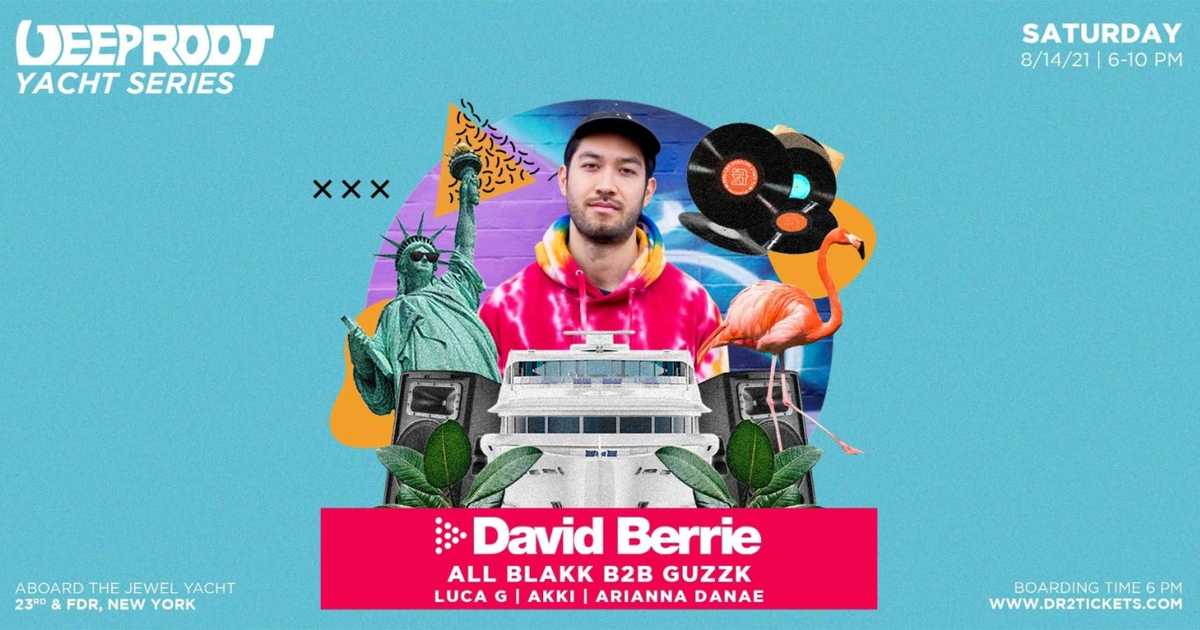 Deep Root Yacht Party feat. David Berrie - August 14th at Skyport ...