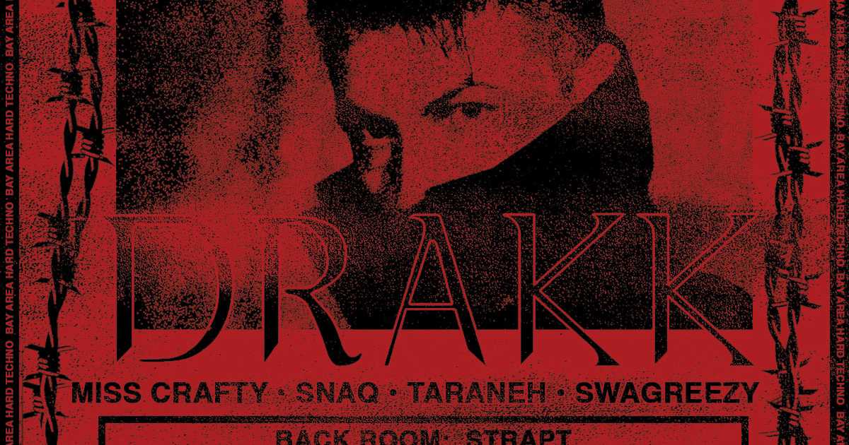Momentum presents: DRAKK at F8 1192 Folsom, San Francisco/Oakland