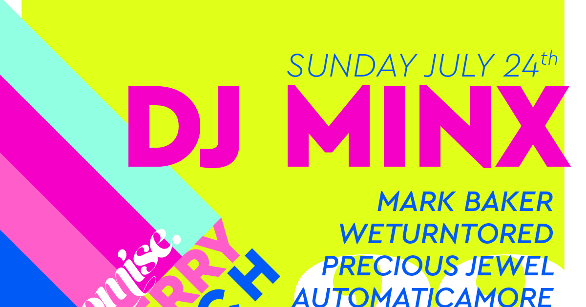 Promise Cherry Beach w/ DJ Minx / Sun Jul 24 at Cherry Beach, Toronto