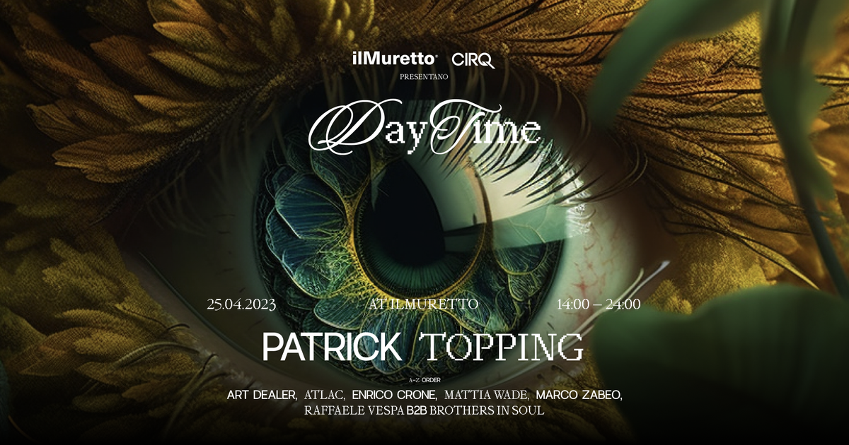 Daytime with Patrick Topping (Trick) - at ilMuretto en ilMuretto, Venecia