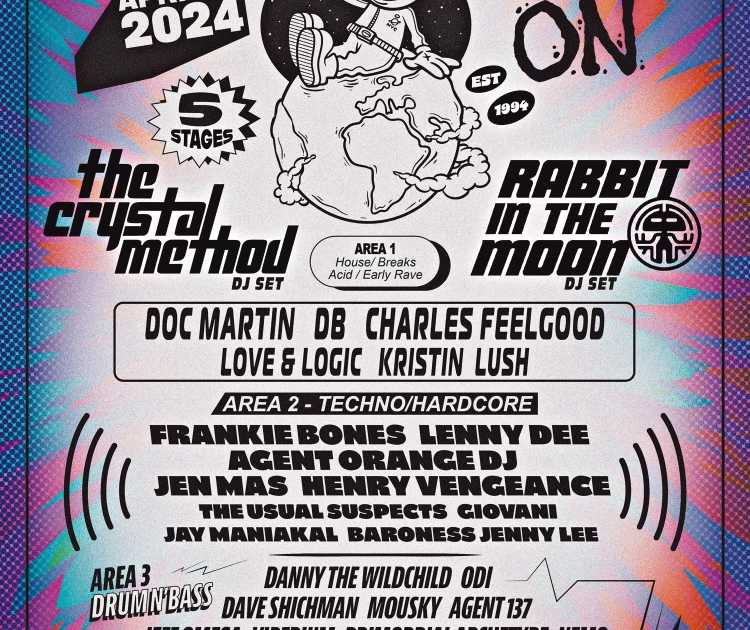 Stuck On Earth 30 - The Crystal Method, Rabbit In The Moon, More at The ...