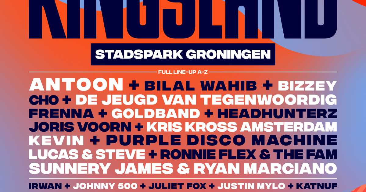 Kingsland Festival 2023 Groningen at Stadspark Groningen, Netherlands