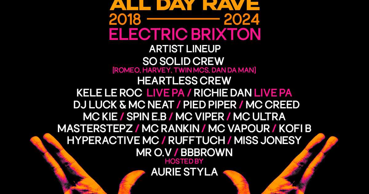 UKG Brunch - 6th Birthday - ALL DAY RAVE at Electric Brixton, London
