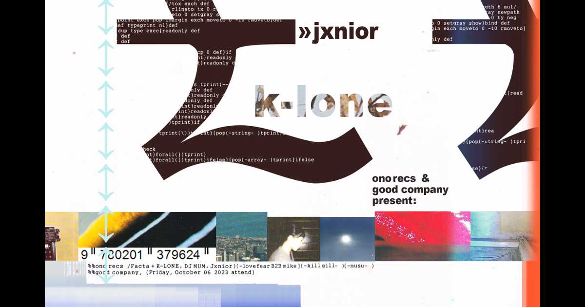 GCR n' ONO » Facta & K-Lone & DJ Mum & Jxnior & Friends at The ...