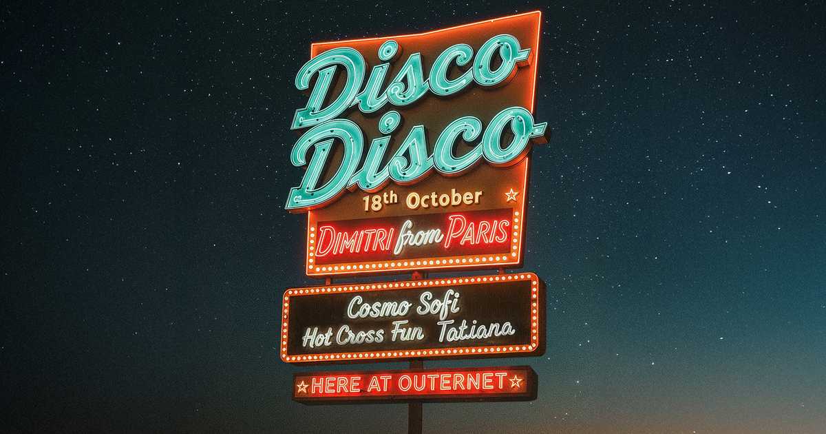 Disco Disco: Dimitri From Paris (The Homecoming) at HERE, London