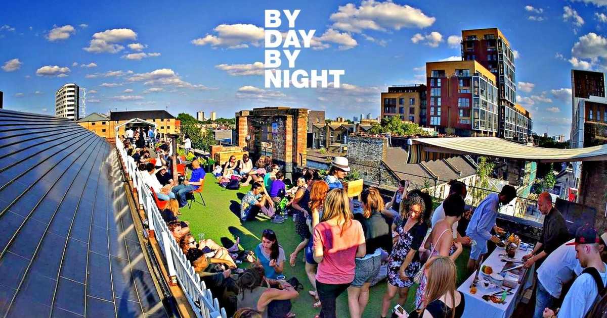 East London Bank Holiday Rooftop Party at Dalston Roofpark, London