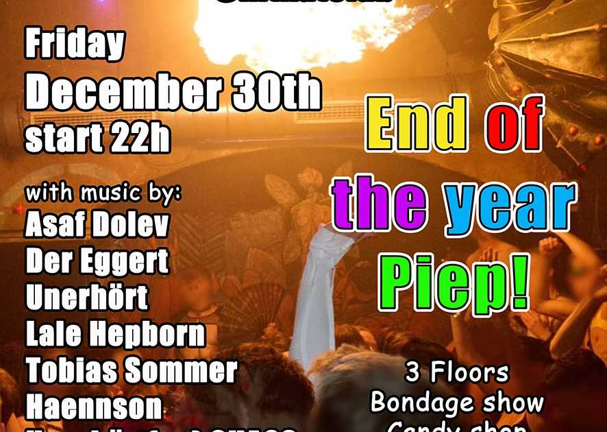 PiepShow with Tobias Sommer, Asaf Dolev, CHAOS, Lale Hepborn, Unerhört ...