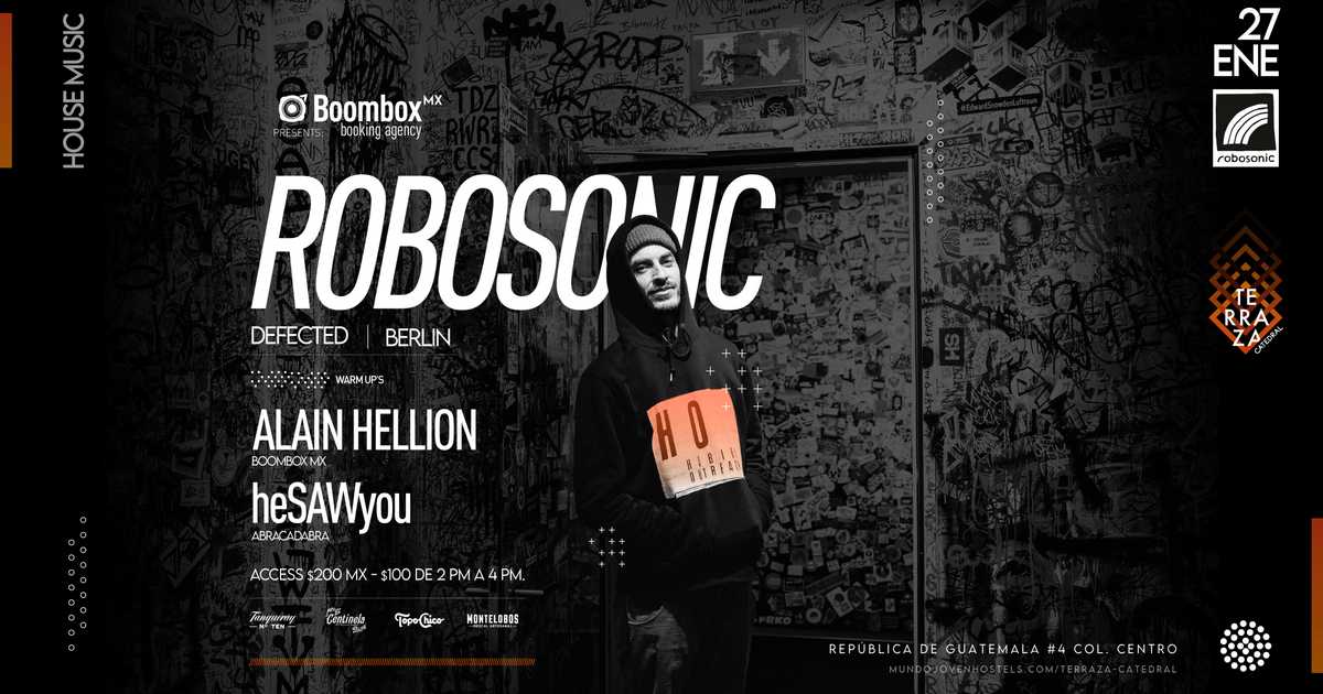 Robosonic (Berlin) + Alain Hellion + heSAWyou en Terraza Catedral ...