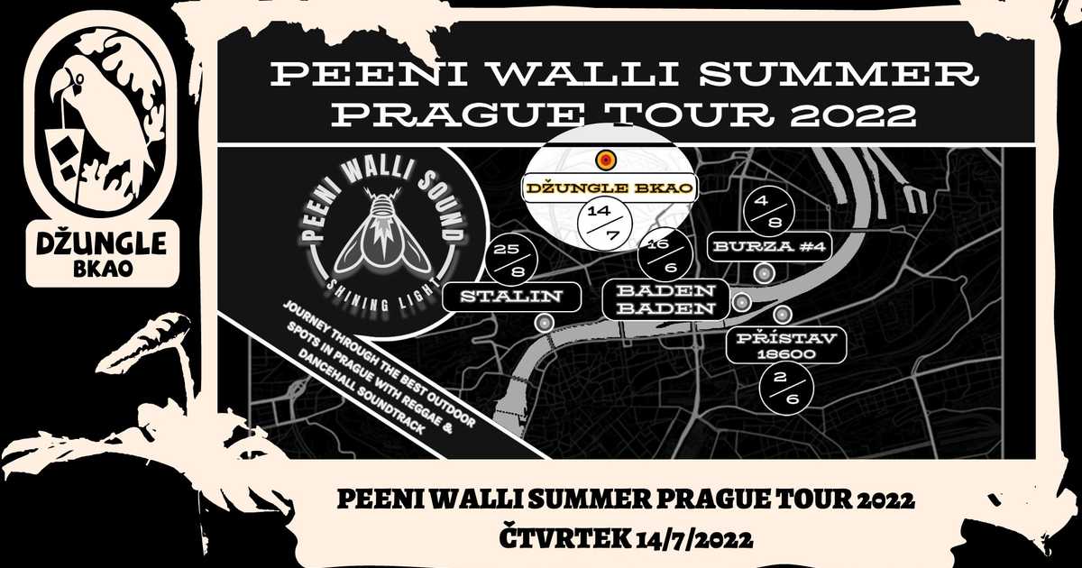 Peeni Walli Summer Prague Tour 2022 em Džungle Bkao, Prague