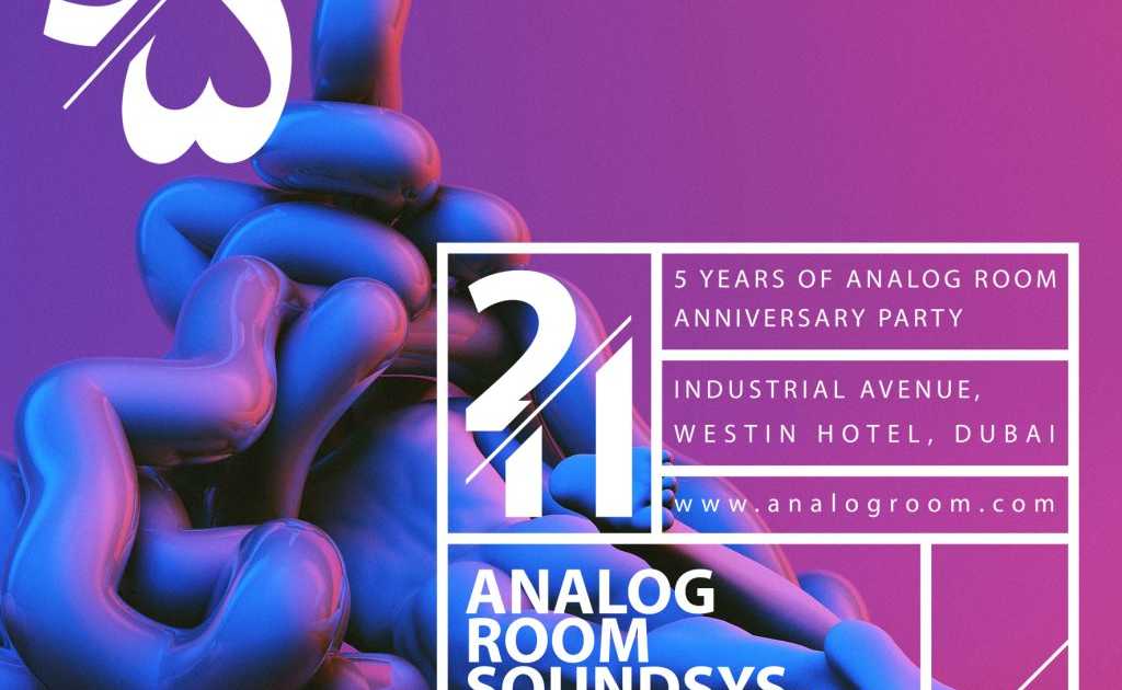 5 Years of Analog Room Anniversary Party bei Industrial Avenue, Dubai